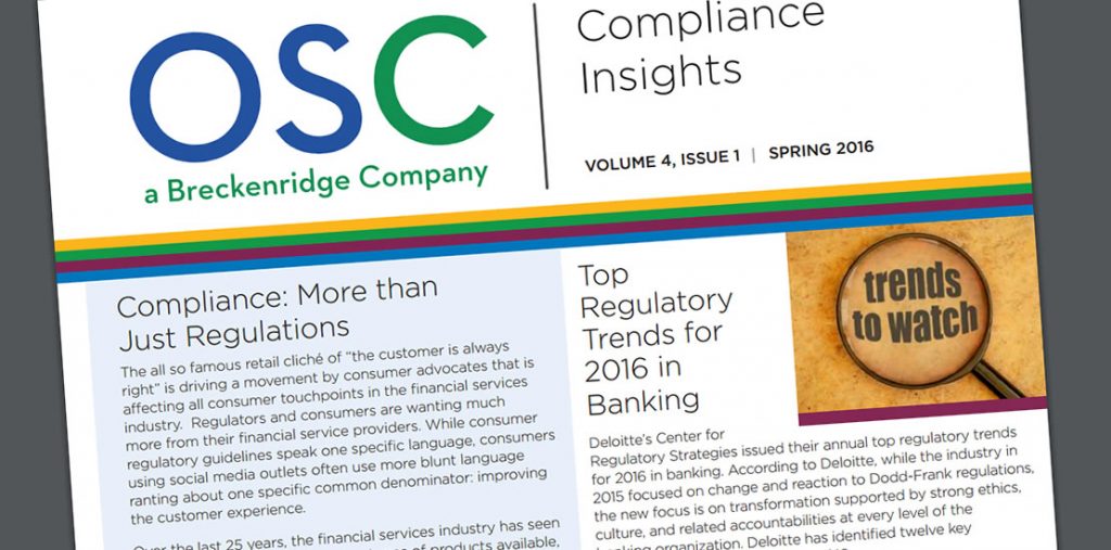 Compliance Insights Newsletter, Spring Edition | OSC Insurance Services ...