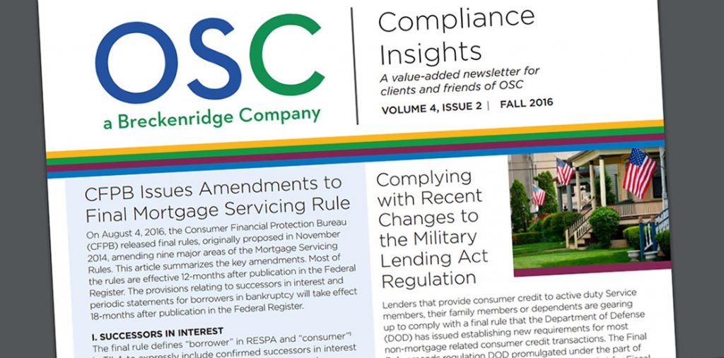 Compliance Insights Newsletter, Fall Edition | OSC Insurance Services ...